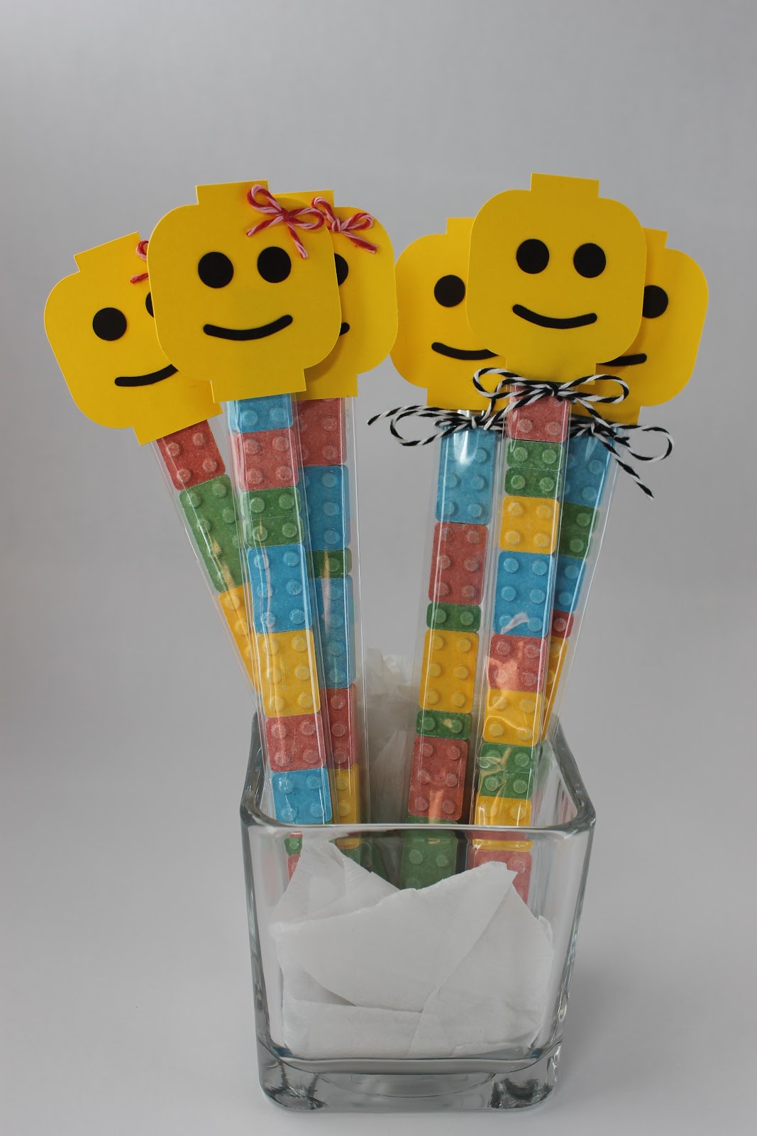 Twineology by: Timeless Twine: Lego Head Candy Sticks