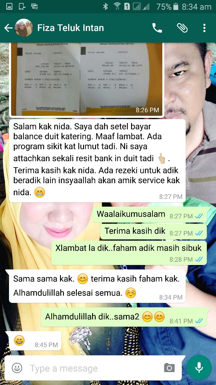 Nida Catering: Testimoni Pelanggan