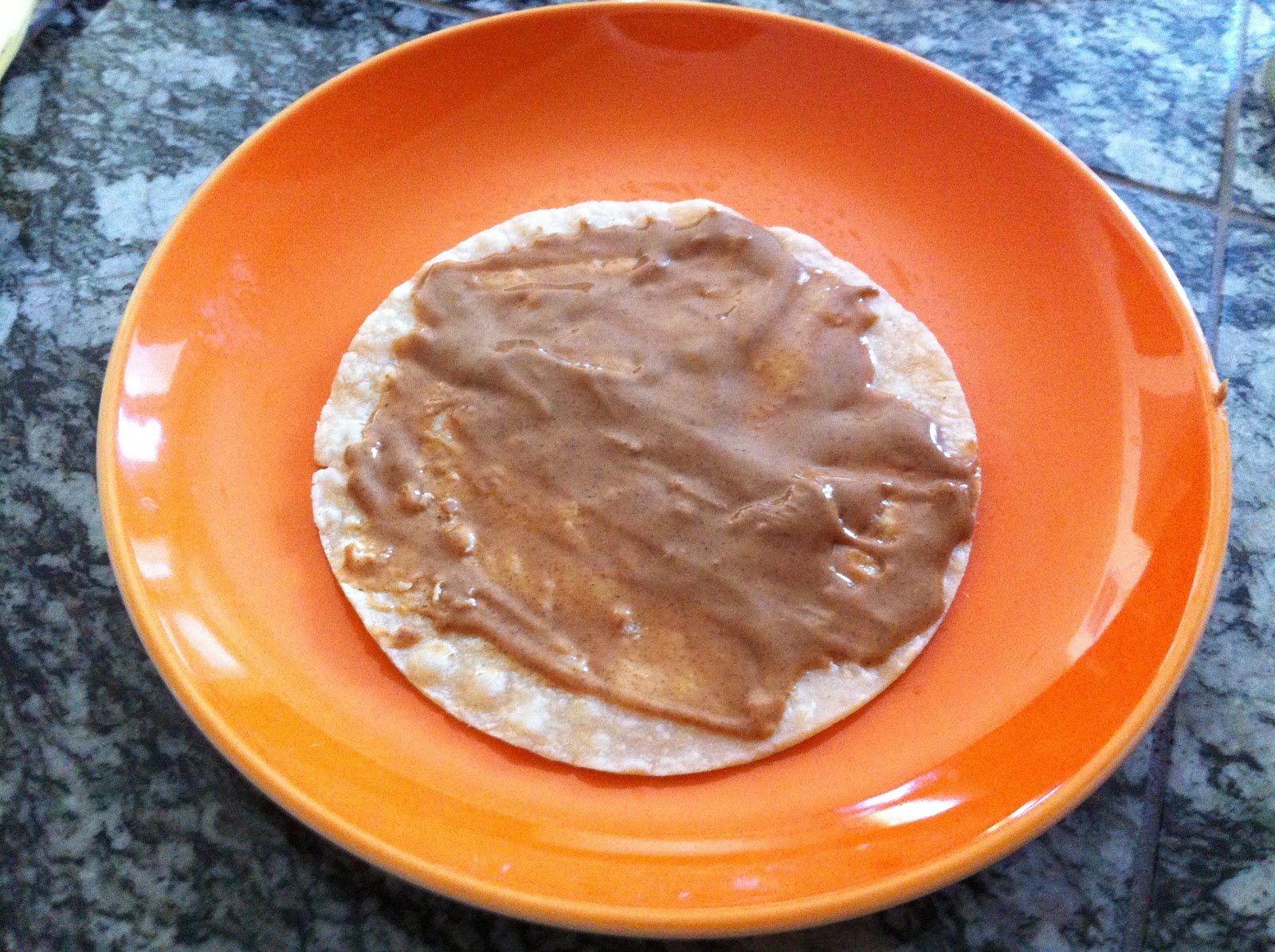Simply Pinspirational: PB + Honey + Banana Tortilla Snack