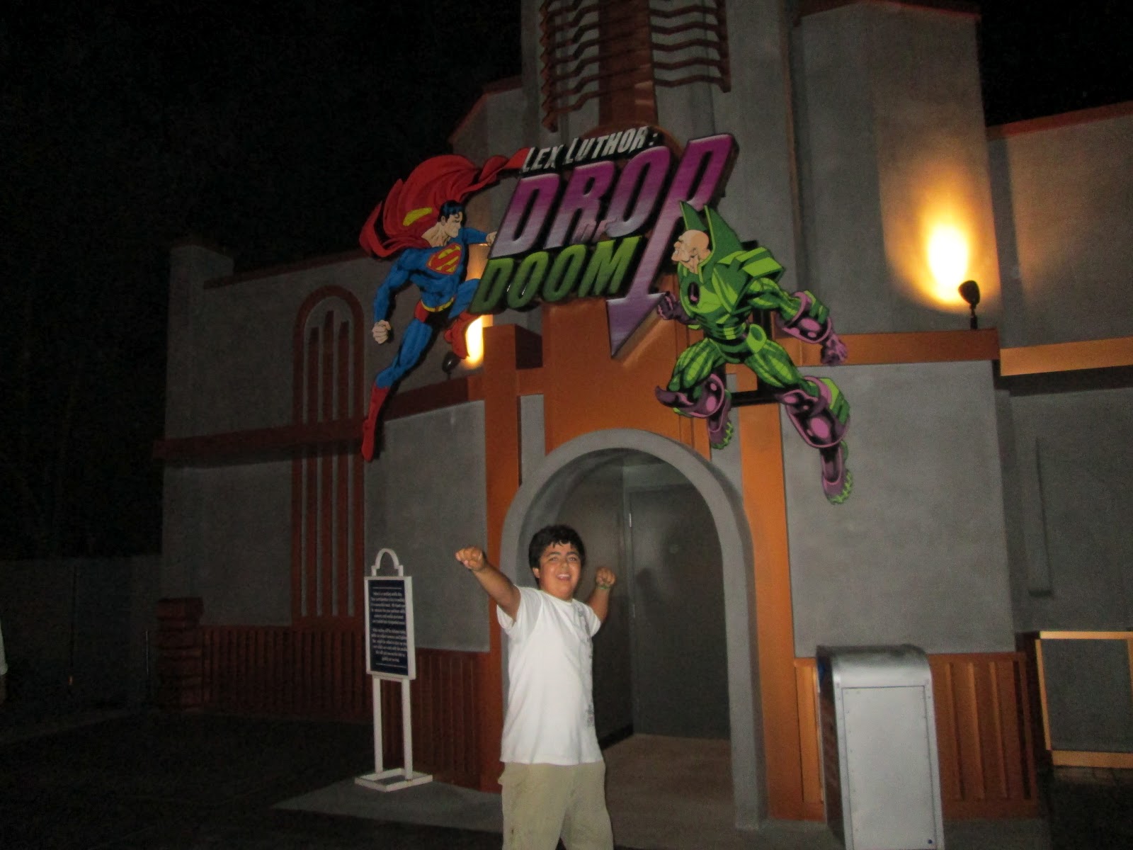 Grand Opening of Lex Luthor: Drop of Doom at Six Flags Magic Mountain ... Grand Opening of Lex Luthor: Drop of Doom at Six Flags Magic Mountain ...