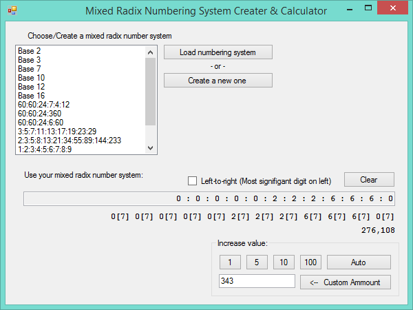 C# Programming Tips and Examples: Mixed Radix Numeral System class and ...