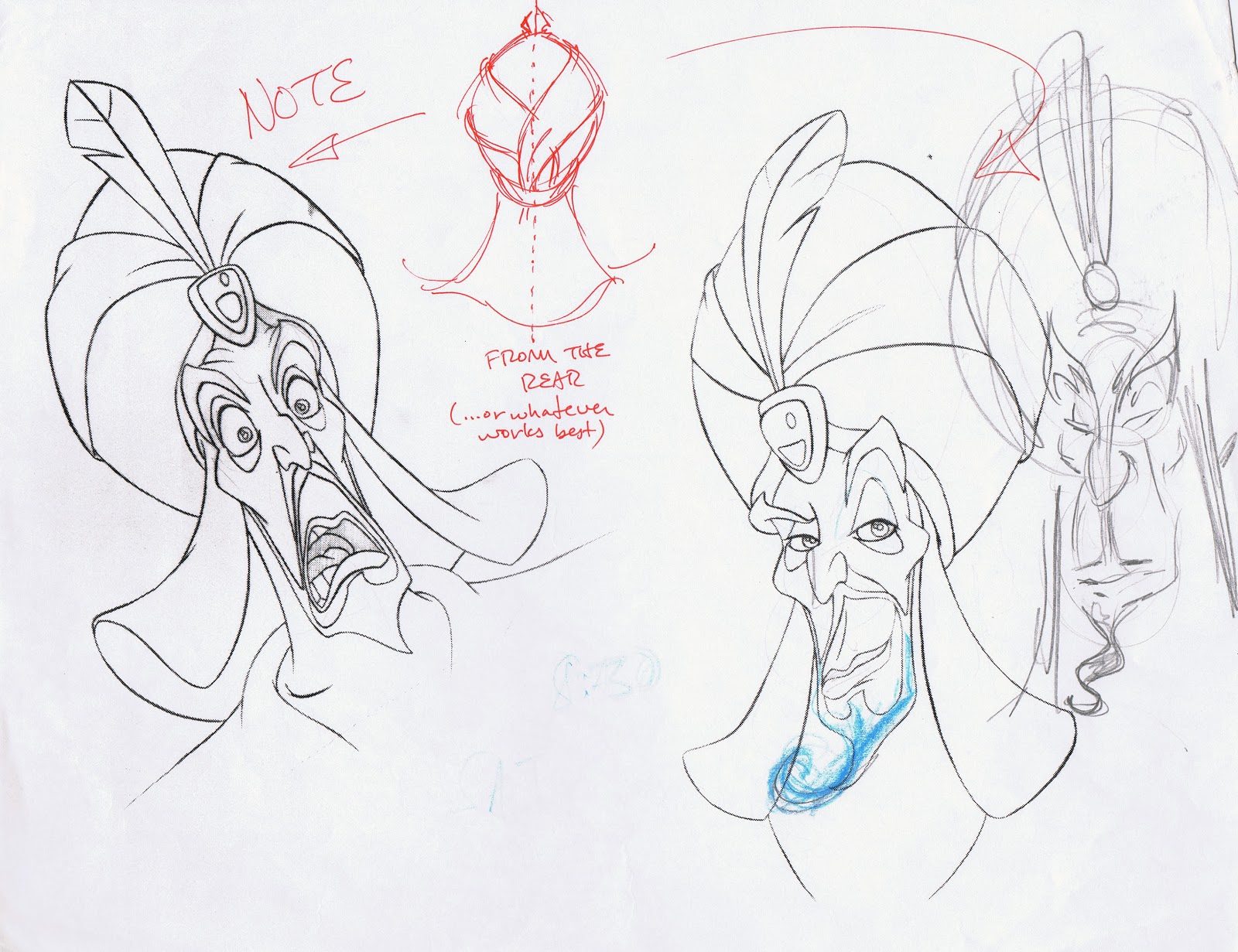 Jafar Aladdin Model Sheet