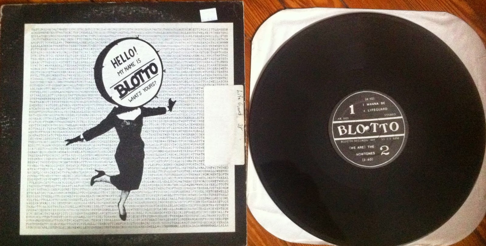 Thrift Store Music: Blotto - Hello, My Name is Blotto, What's Yours?