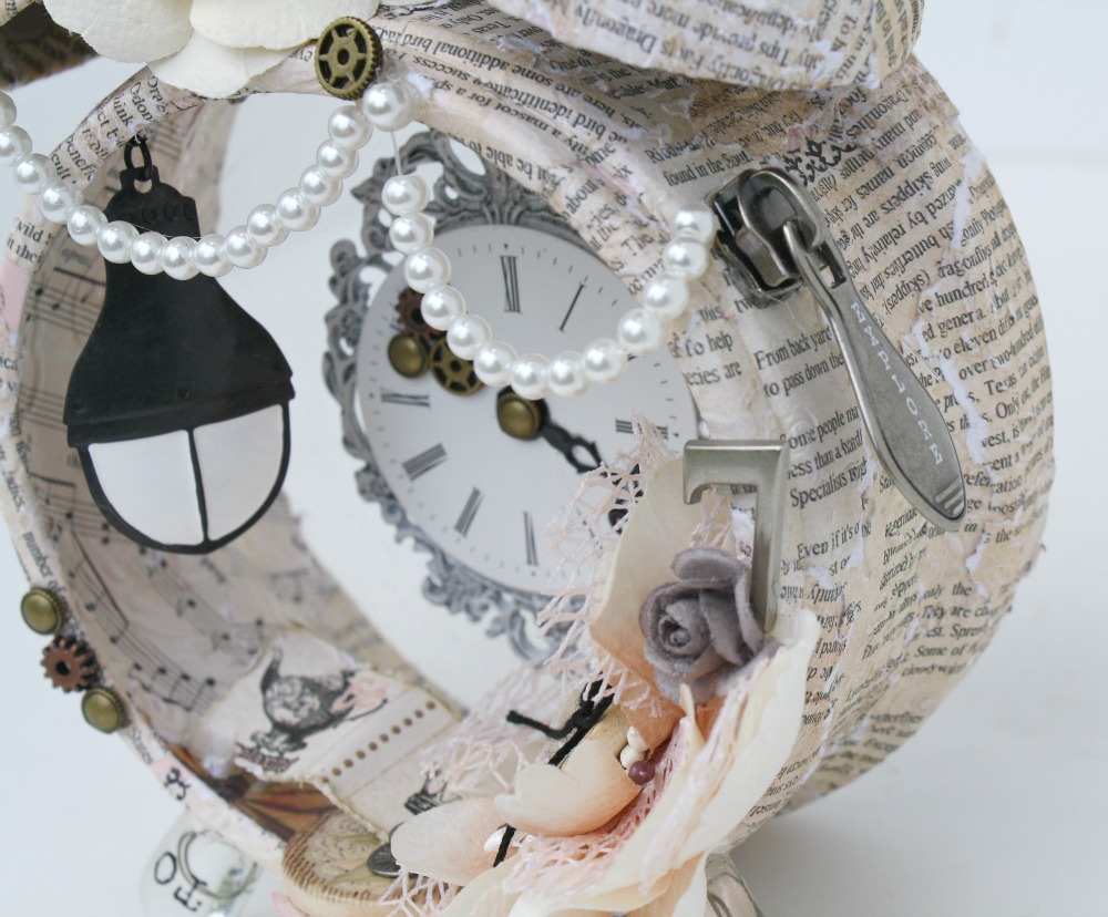 Msliberty Creations: Ingvild Bolme Shabby Chic Altered Clock and ...