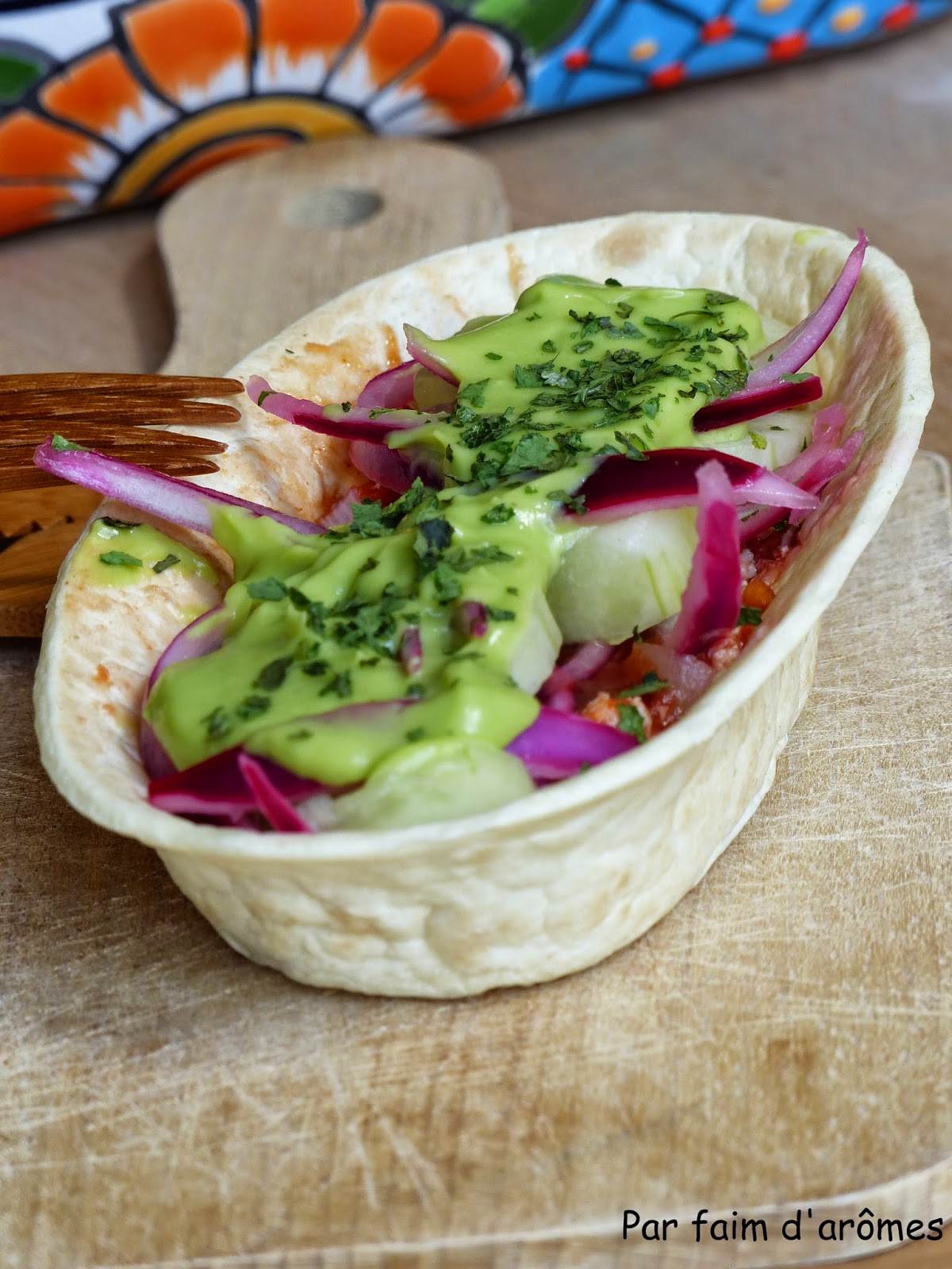 Par faim d'arômes: Tacos avec Panadillas de Poulet Tinga