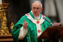 God a 'relentless warrior' for our salvation, says Pope Francis