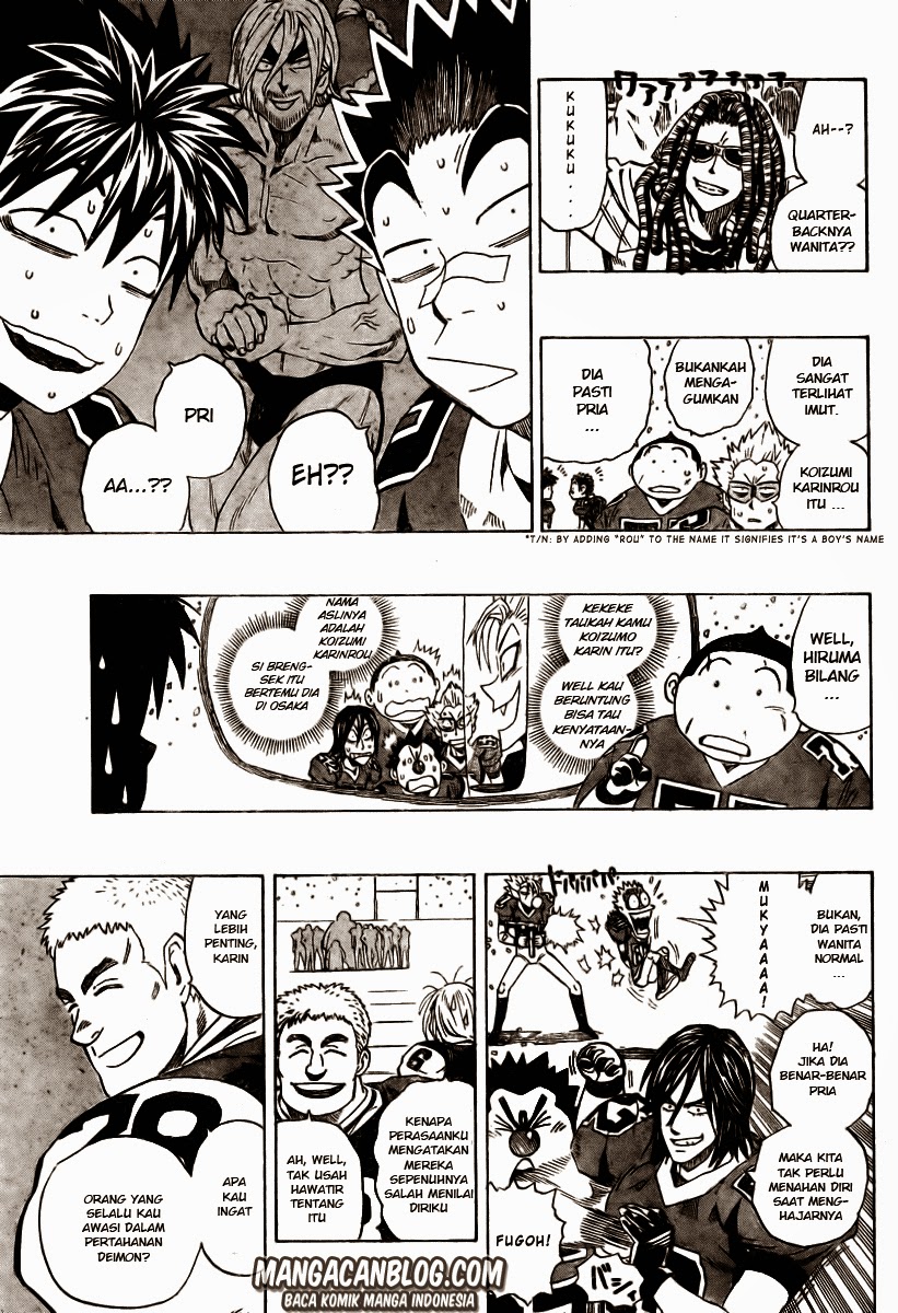 Eyeshield 21 Chapter 285 Karin Koizumi