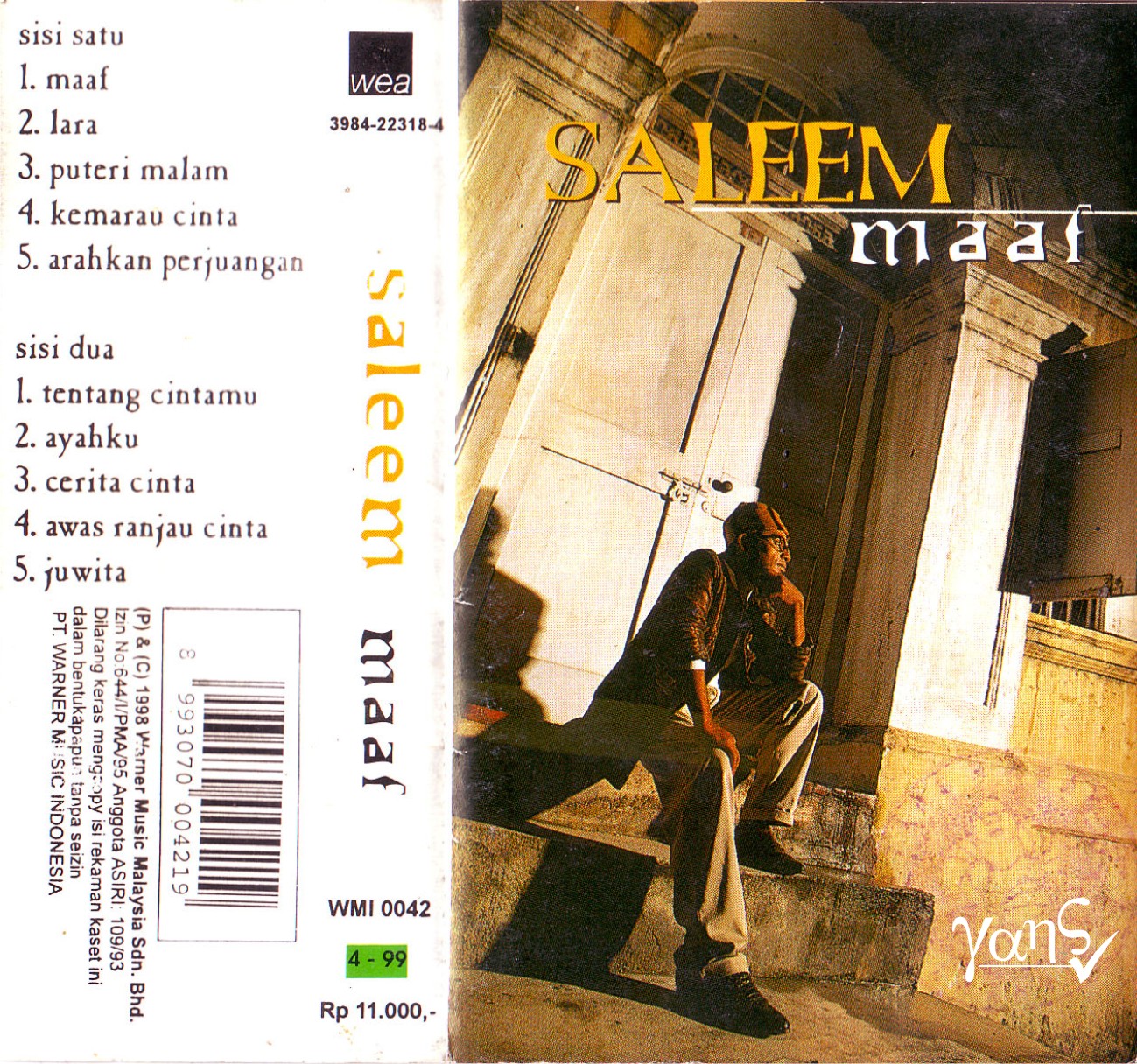 yansani xpdc: SALEEM / 1998 / Maaf