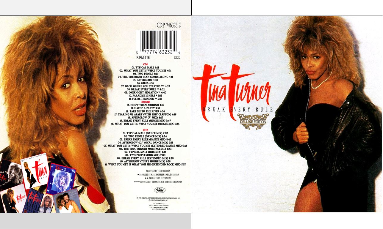 MUSICOLLECTION: TINA TURNER - Break Every Rule (Expanded Version) - 1986 - 2017