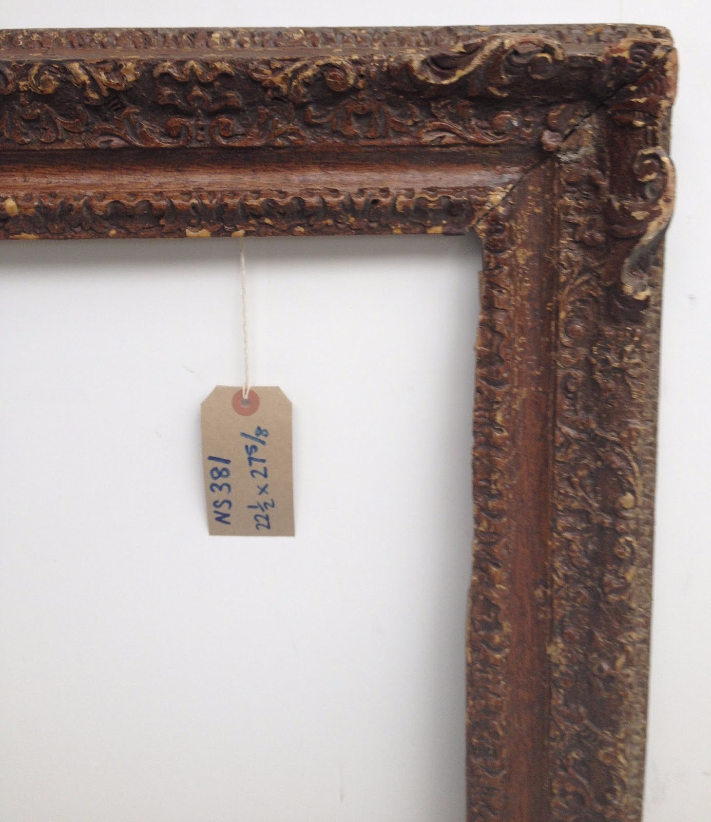 Antique Frame Sale: Carved 18th Century Frame
