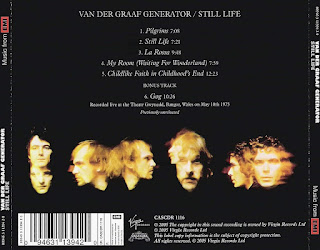 On The Road Again: Van Der Graaf Generator "Still Life"