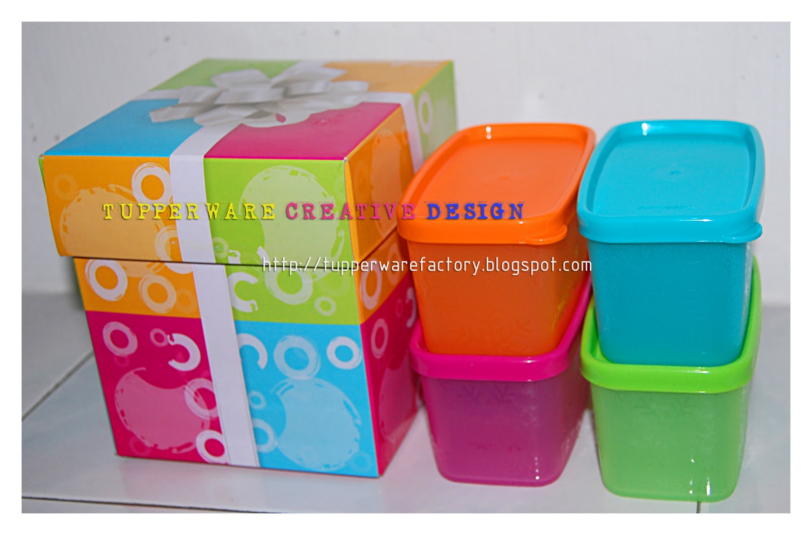 TUPPERWARE CREATIVE DESIGN: COLOURFUL TUPPERWARE BABY SETS