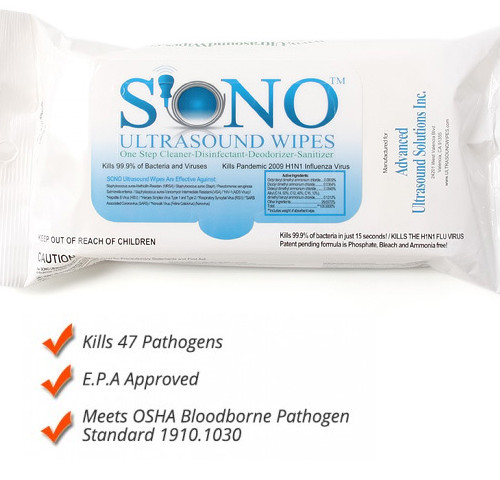 SONO Ultrasound Wipes: SONO Ultrasound Wipes