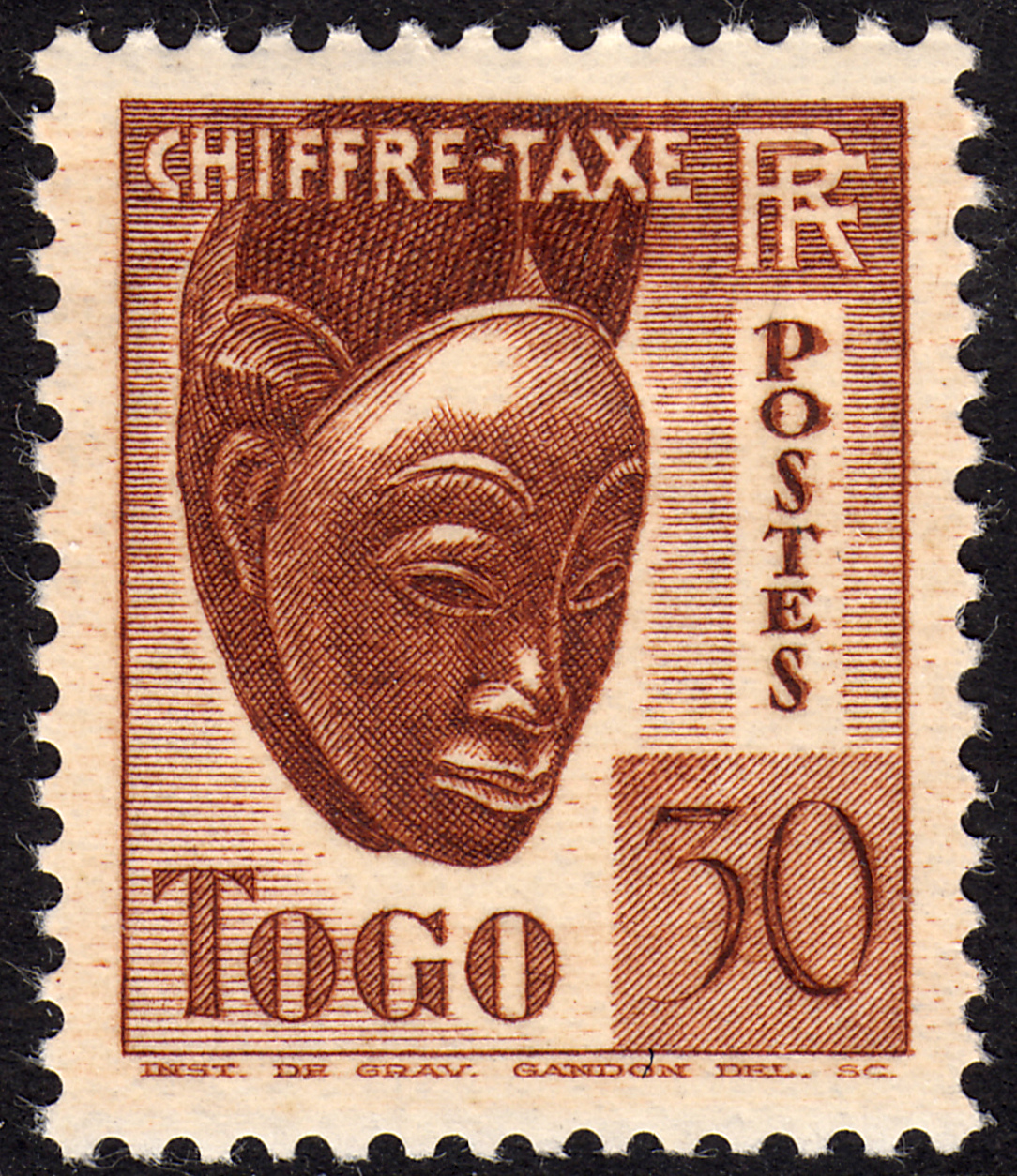 Pierre Gandon Stamps!: Togo 1940 - Postage Due Stamps
