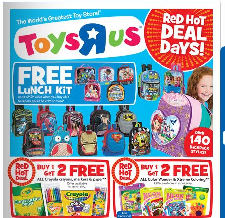 Josie's Smitty Deals: Toys R US Buy 1 Get 2 Crayola Crayons, Markers ...