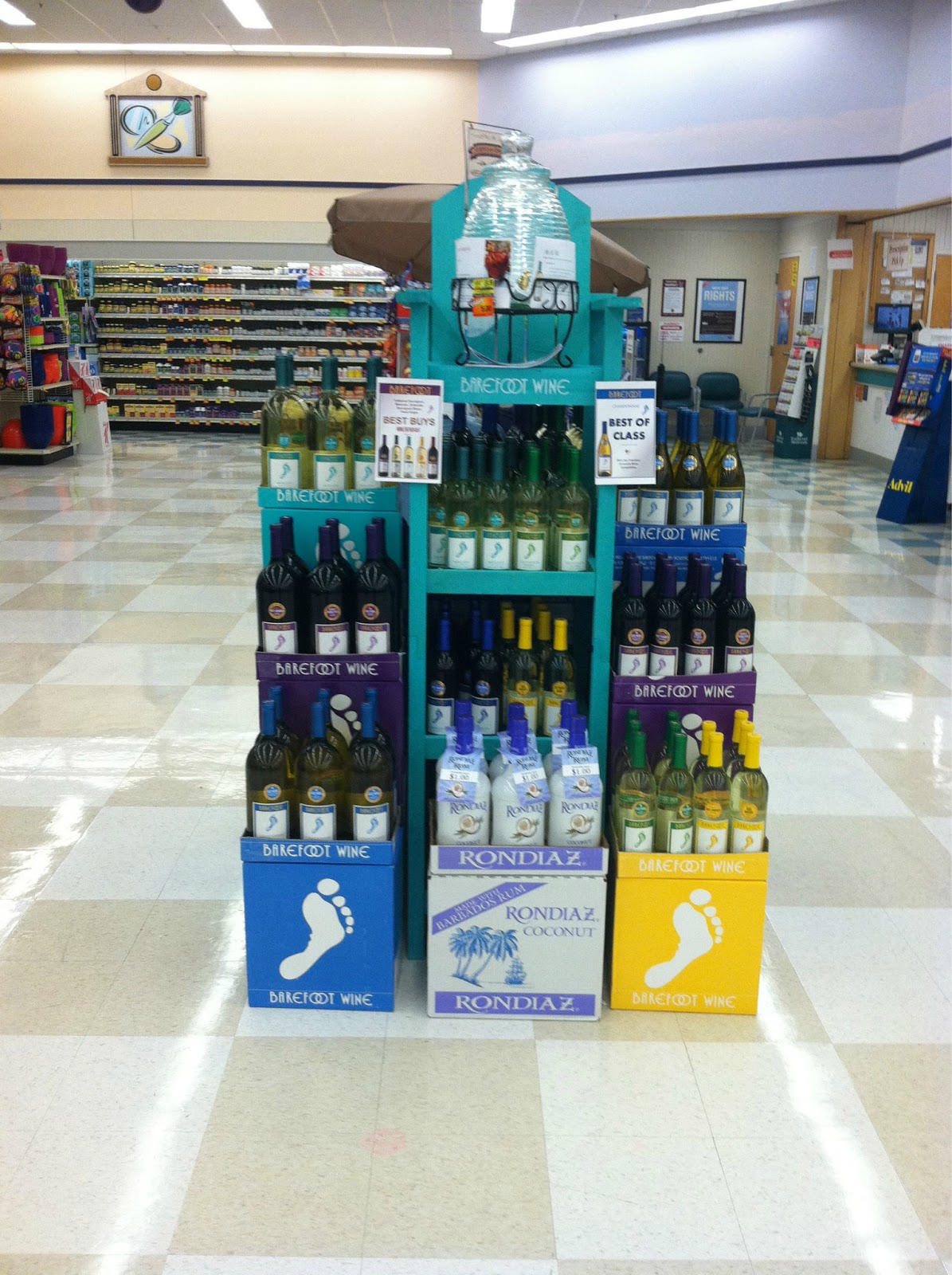 The Pink Rose: Displays from Gallo Sales Company