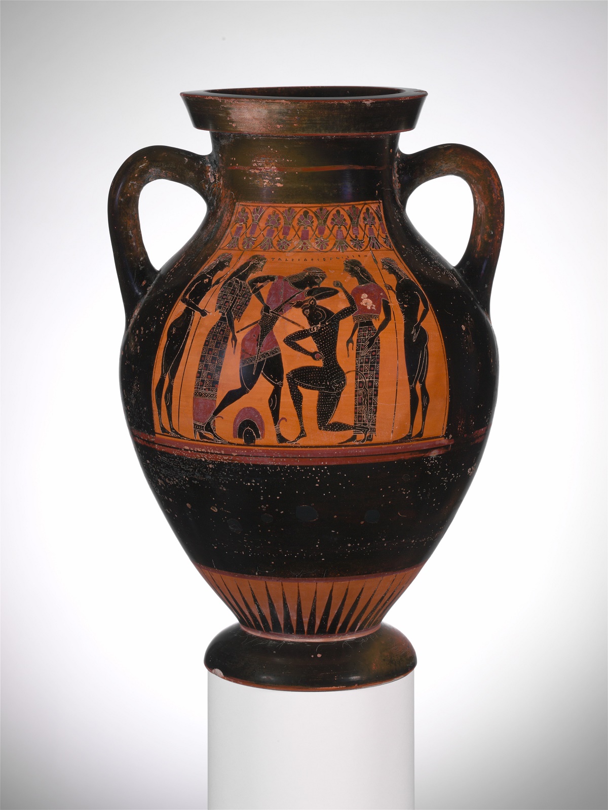 Spencer Alley: Theseus - Painted Terracotta from Ancient Greece