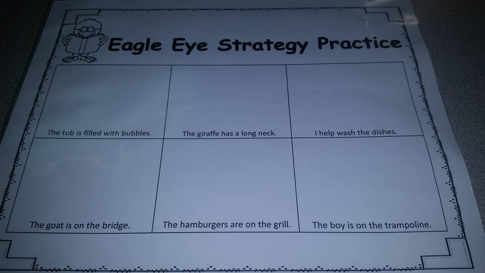 Eagle Eye Reading Strategy