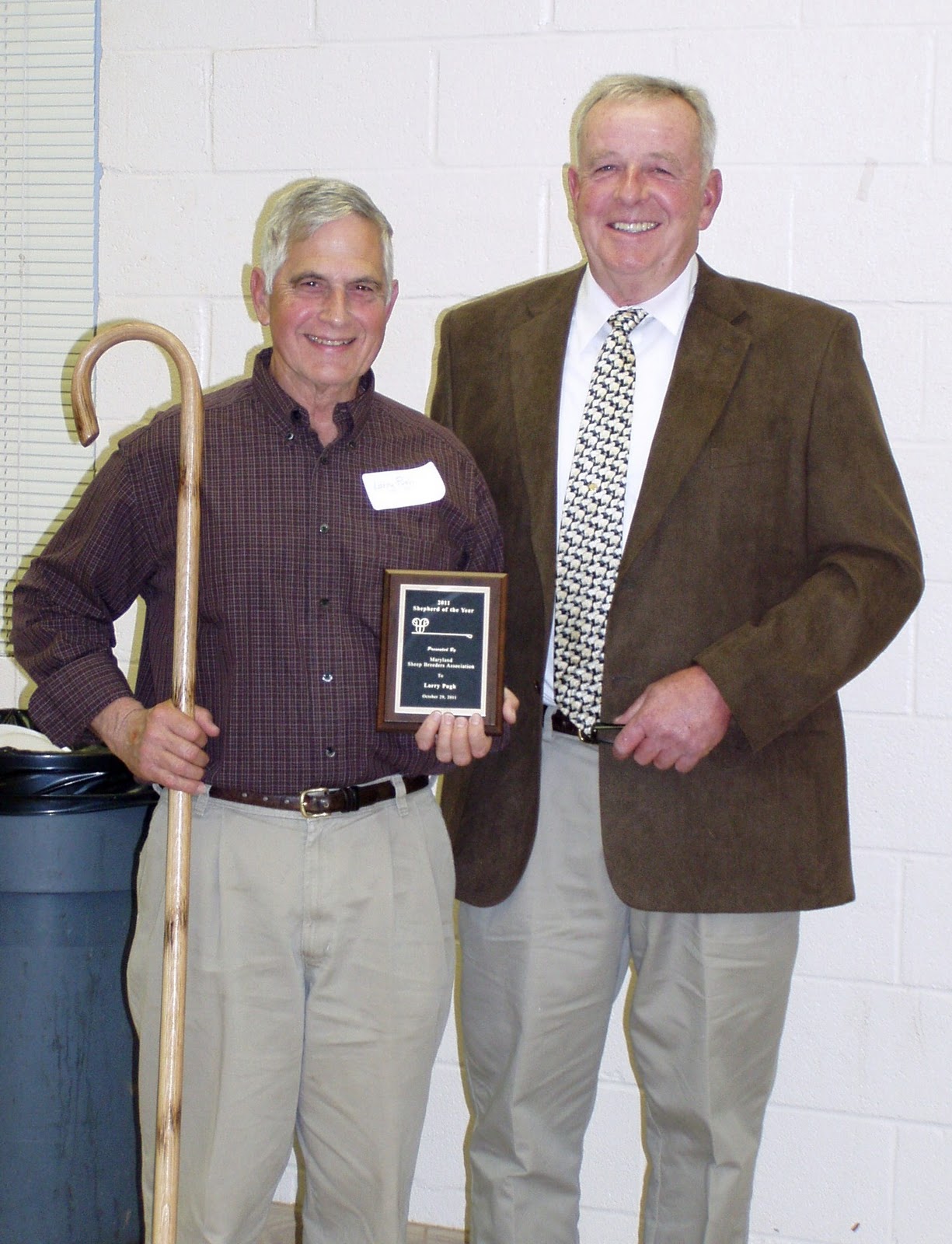 Shepherd's Notebook: Maryland "Shepherd of the Year"