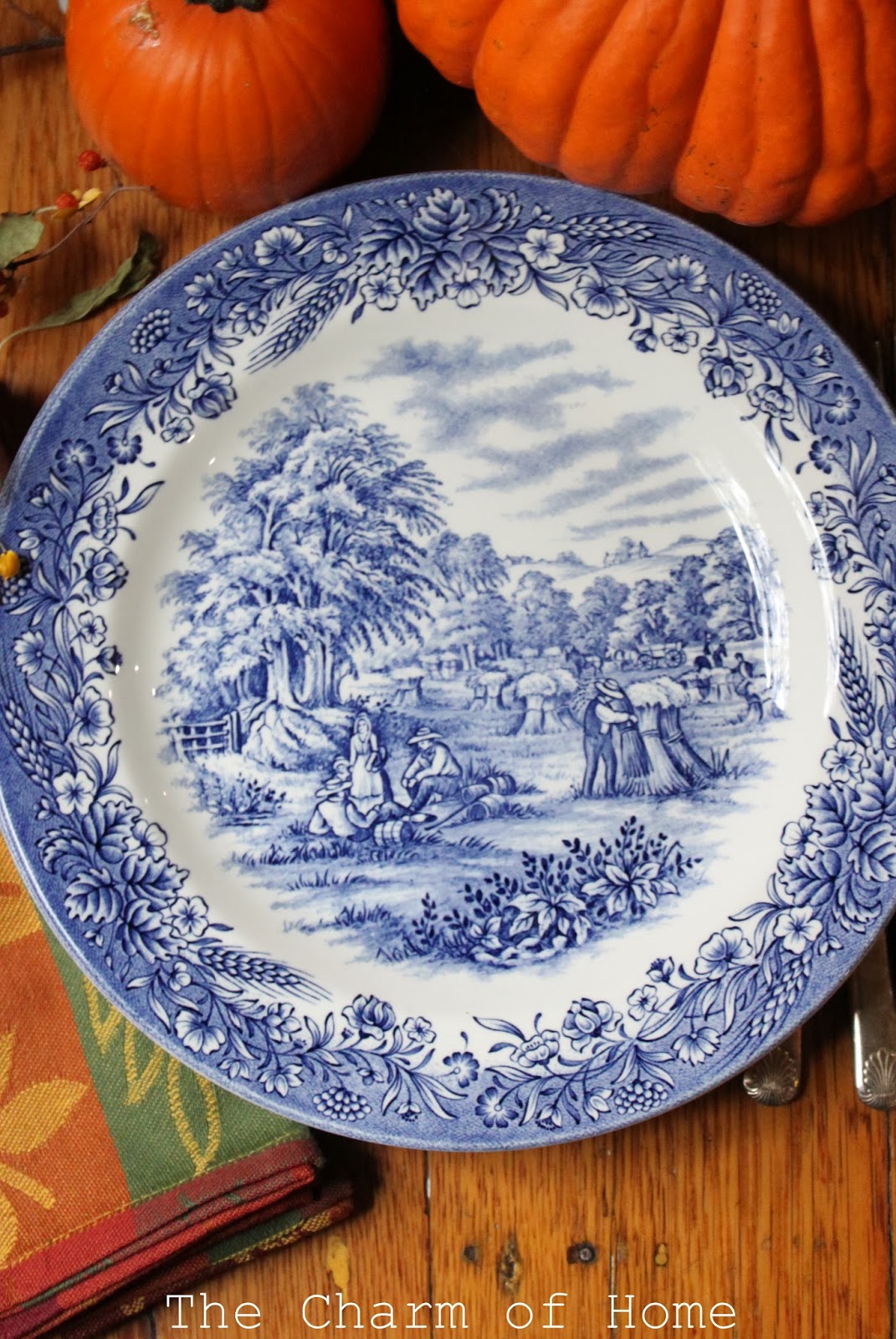 The Charm of Home: Blue & White Harvest