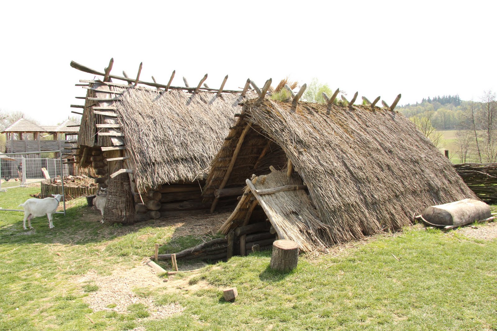 Old European culture: Log cabin