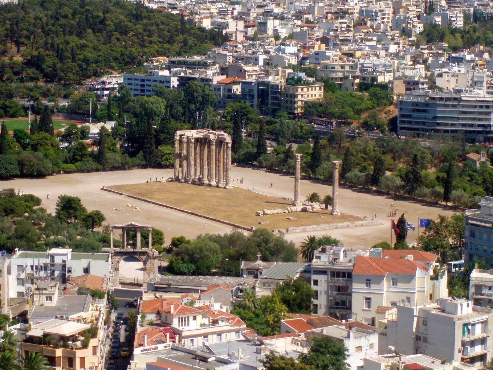 View of and from Acropolis in Athens, Greece - Arriving In High Heels