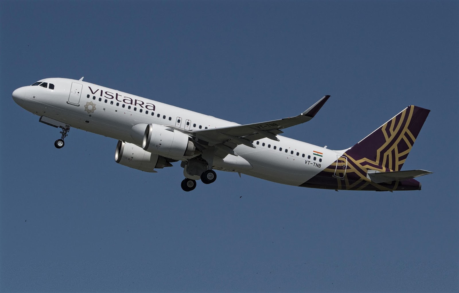 First Airbus A320neo of Vistara of BOC Aviation