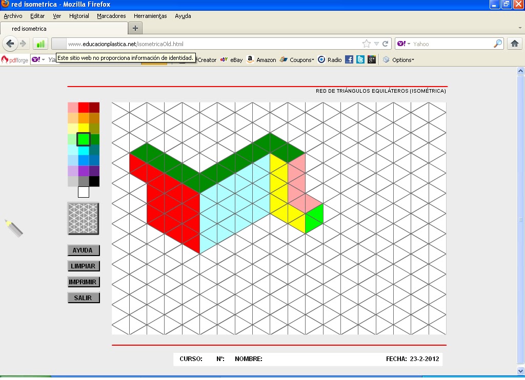 blog tecnologico de carlos: malla isométrica 1
