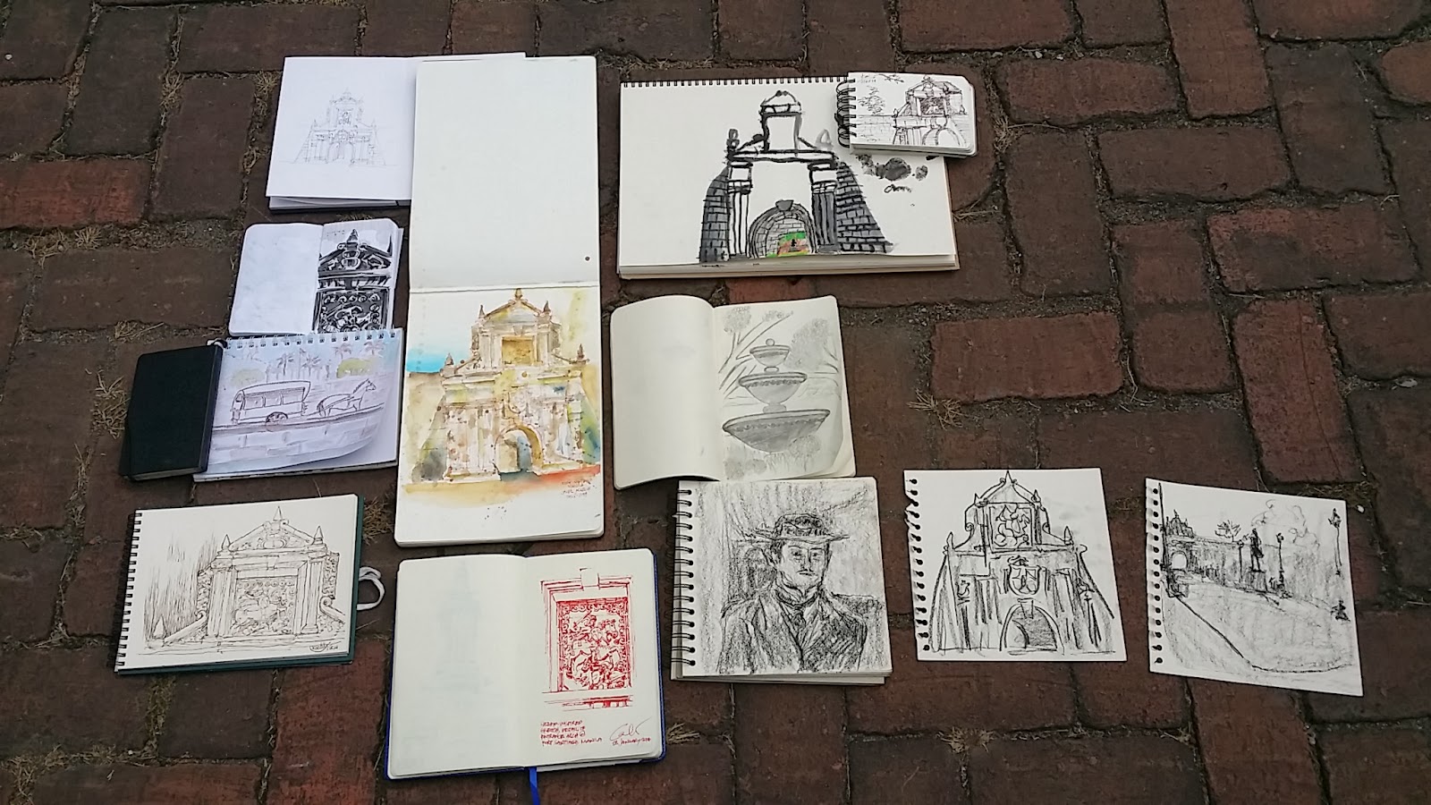 Urban Sketchers Manila: January 25 Sketch Walk at the Fort Santiago ...