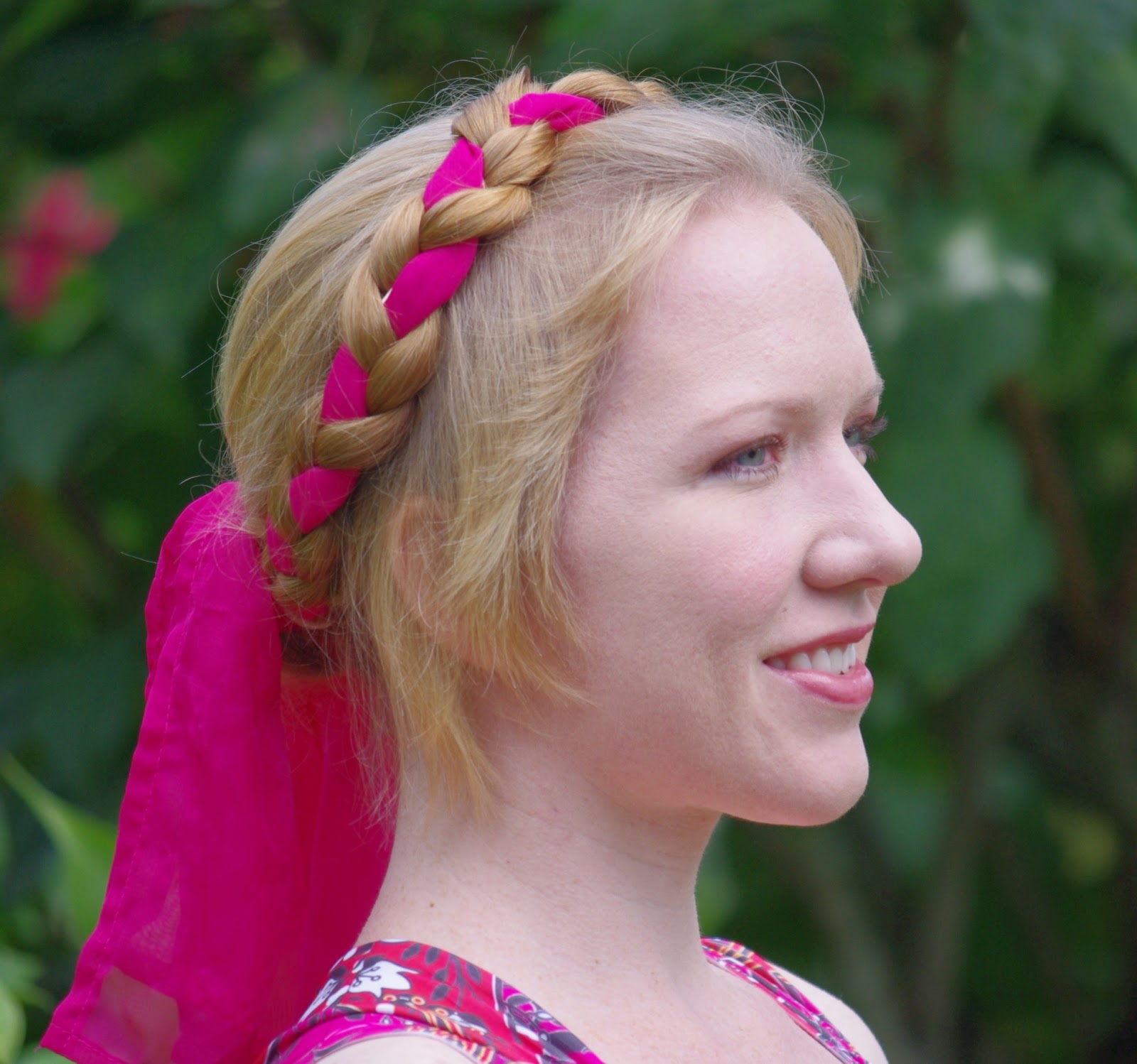 Braids & Hairstyles for Super Long Hair: Scarf Crown Braid