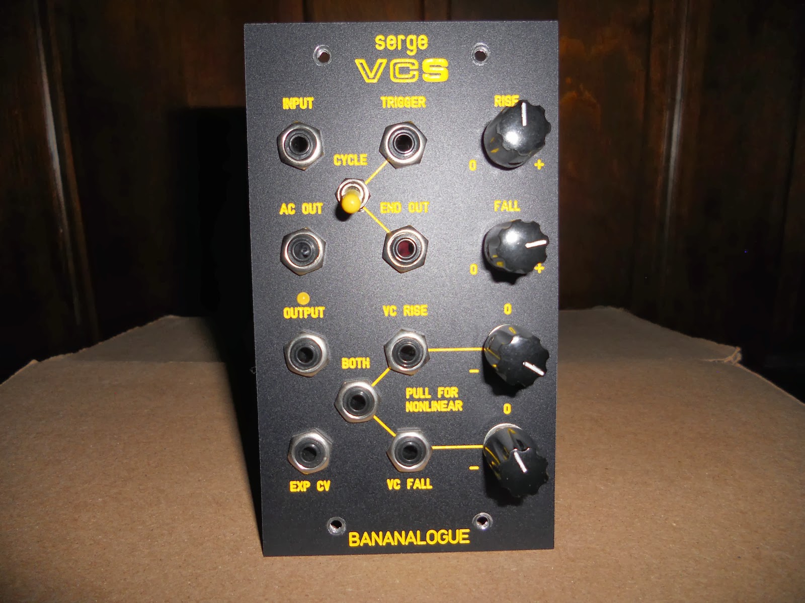 MATRIXSYNTH: Bananalogue Serge VCS for Frac Rack Systems