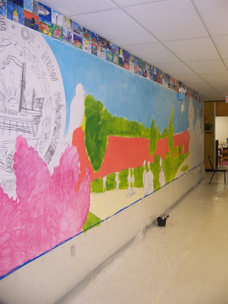 Cameron Bennett's Murals: Green Acres Elementary School Mural ...