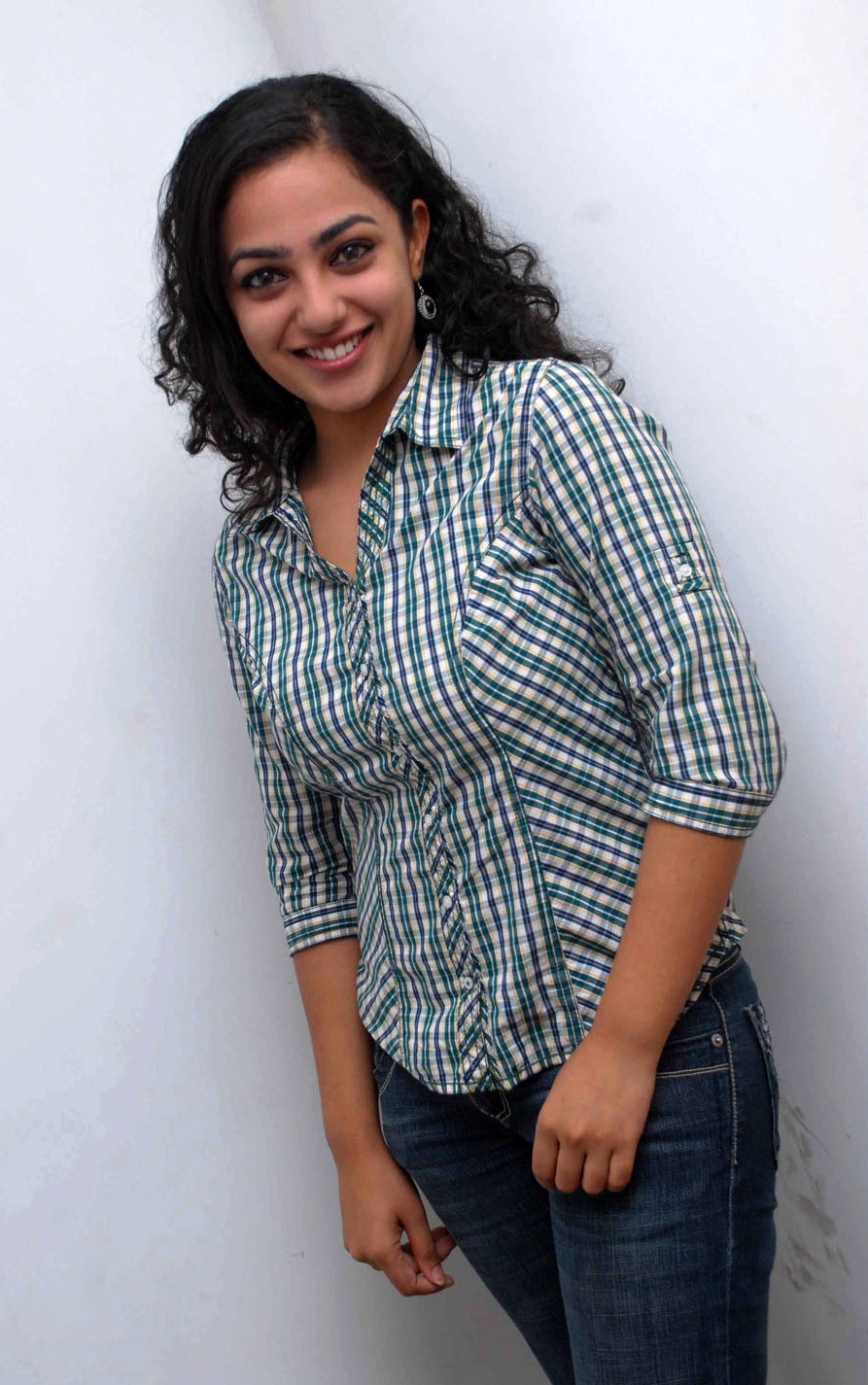 Nitya Menon Latest Photoshoot In Jeans & Shirt | haipics