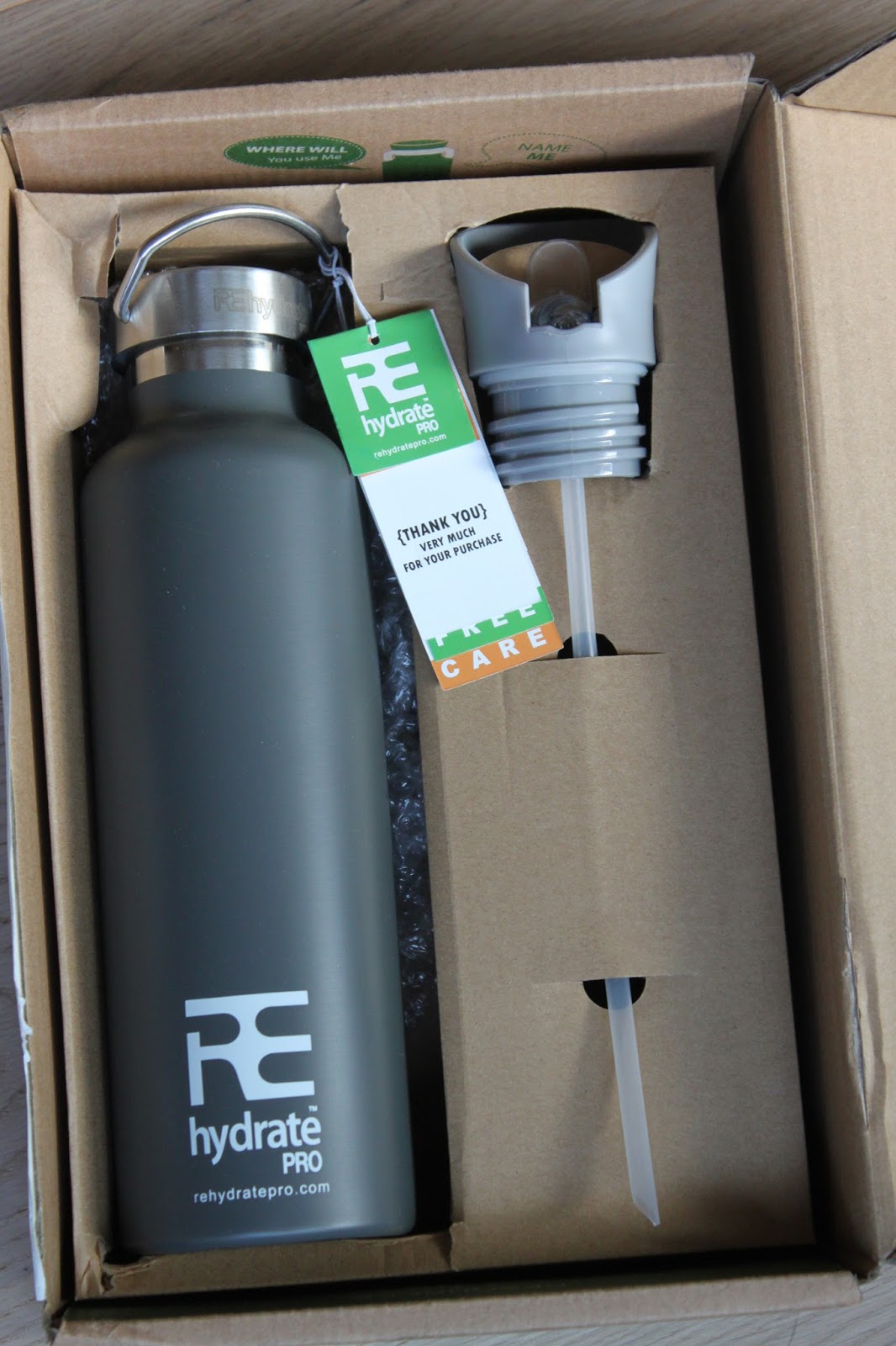 Rehydrate Pro Double-insulated Stainless Steel Water Vacuum Bottle ...
