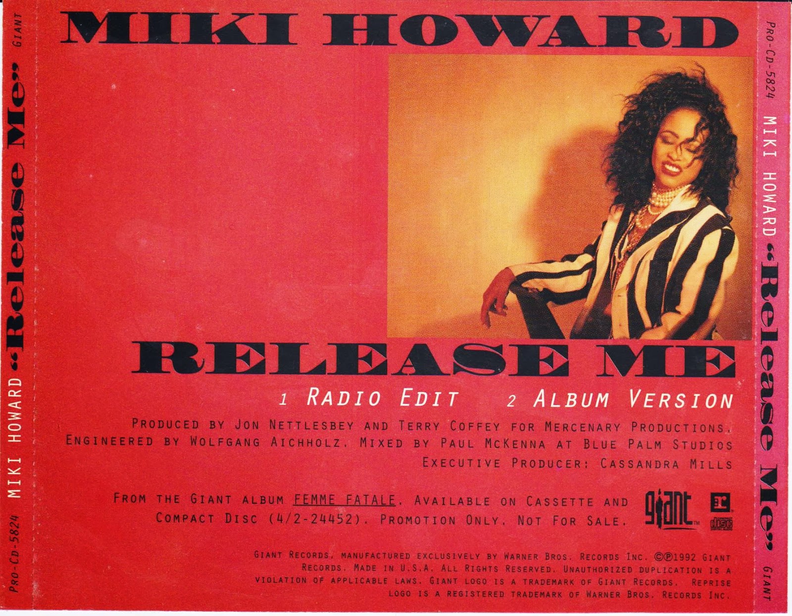 BabyBubba's Stash: Miki Howard ‎– Release Me