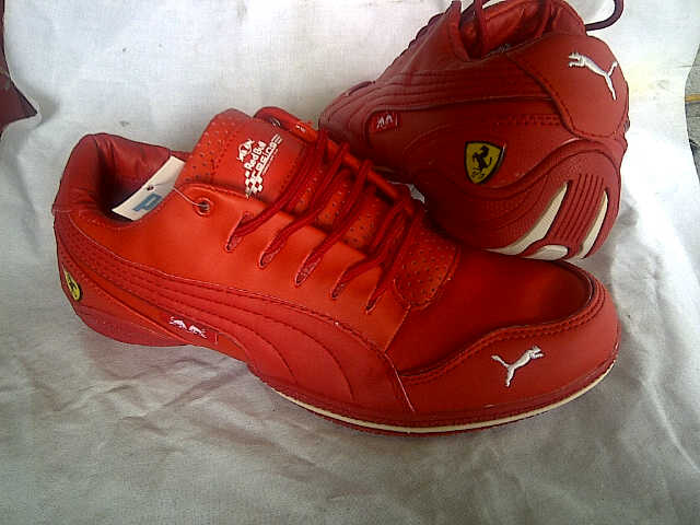 Sepatu Puma (Merah & Hitam Merah) - Brahma Curva Shop