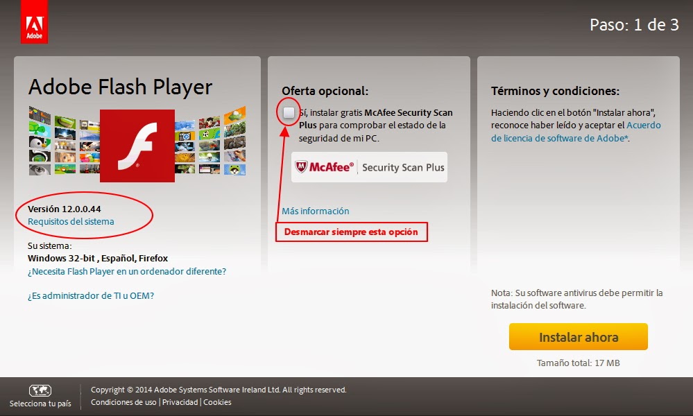 ¿Como sé que versión de Adobe Flash Player tengo instalada ...
