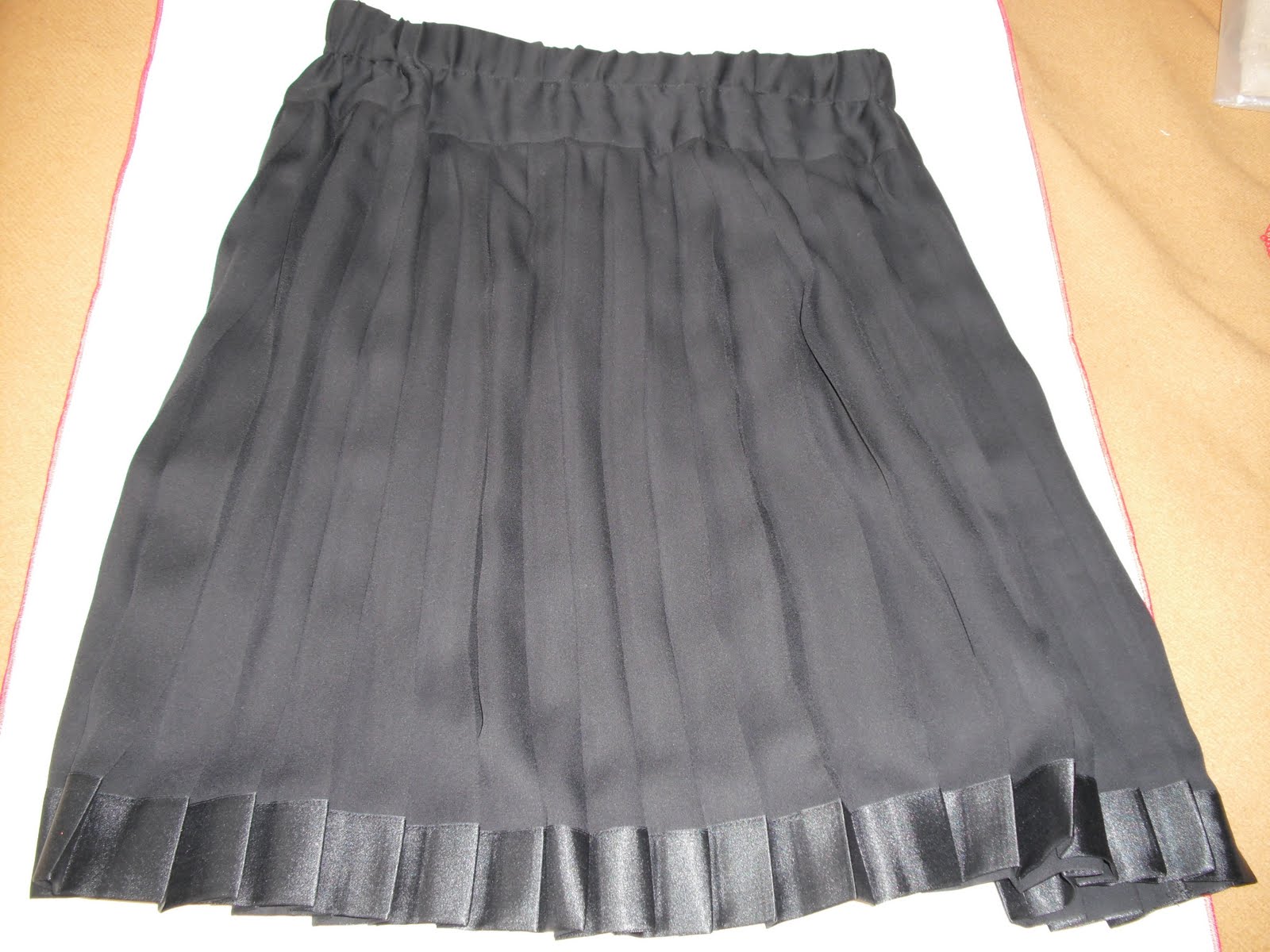 el vintage buenos aires: 112.- Pollera de gasa tableada con terminación ...