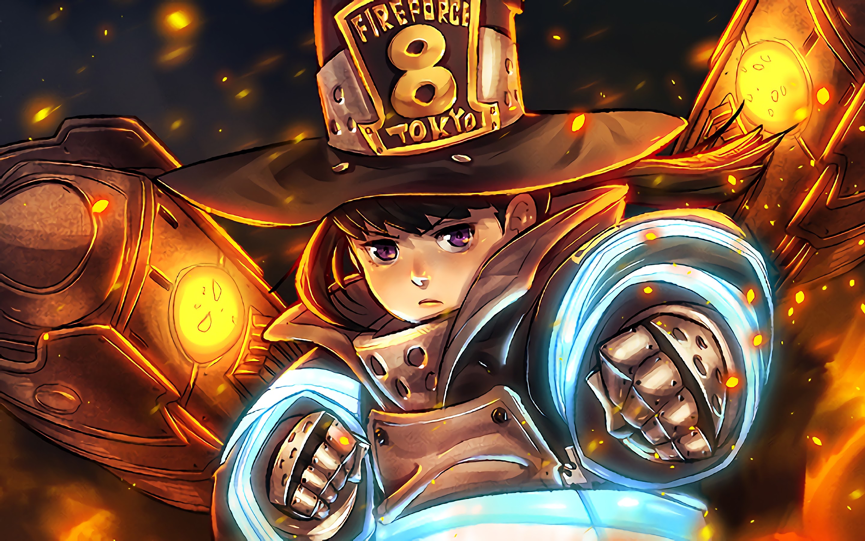 Fire Force, Maki Oze, 4K, #23 Wallpaper iPhone Phone