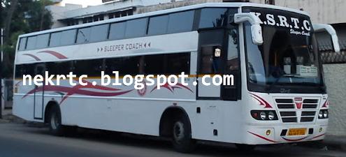 NEKRTC FAN: NEW NON-A/C SLEEPER : BENGALURU TO SINDHANOOR