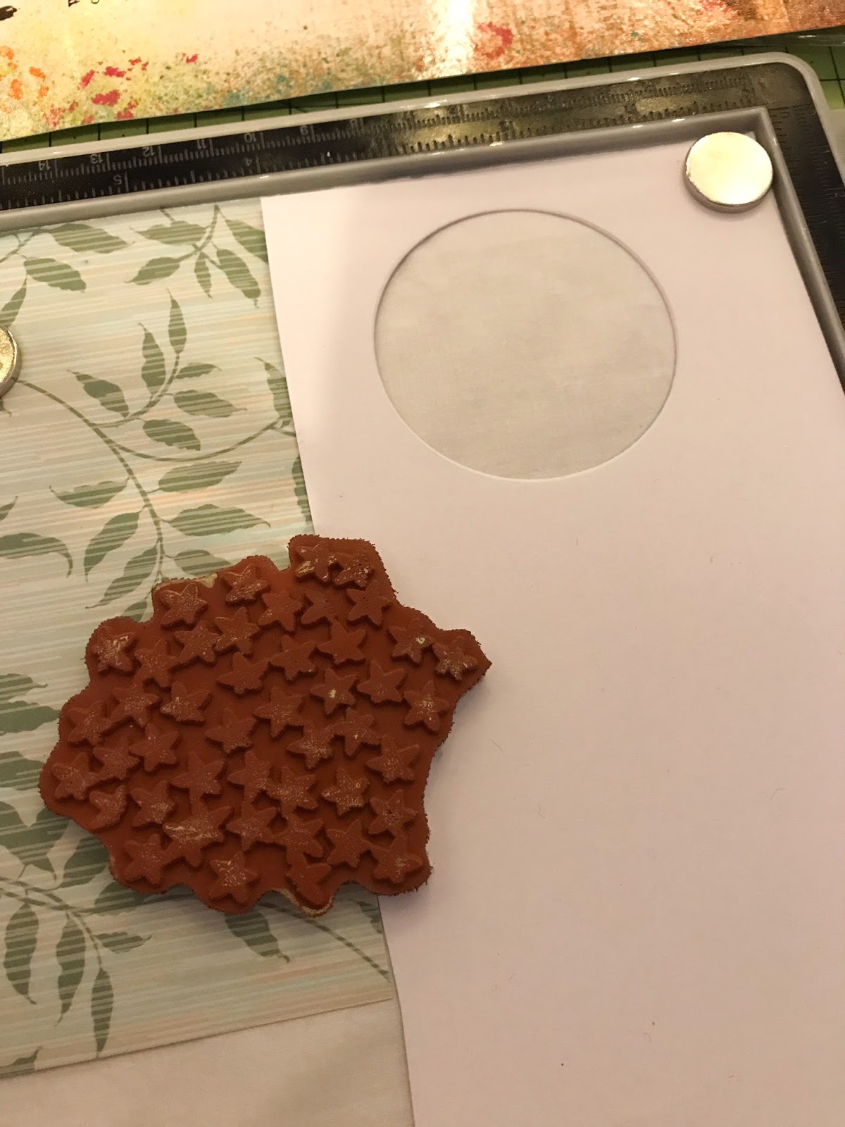 PaperArtsy: 2018 #18 Stamping Platforms: Aperture Multi-coloured Fabric ...