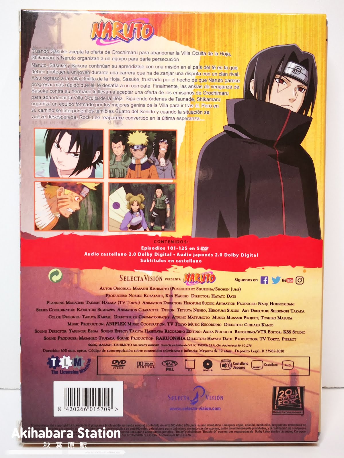 Manga: Review de "Naruto" DVD BOX 5 - SelectaVisión
