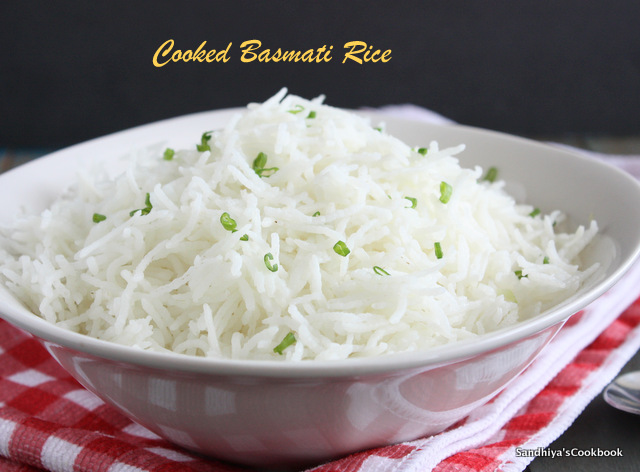 Sandhiya's Cookbook: How To Cook Perfect Basmati Rice in a Pan | Fluffy ...