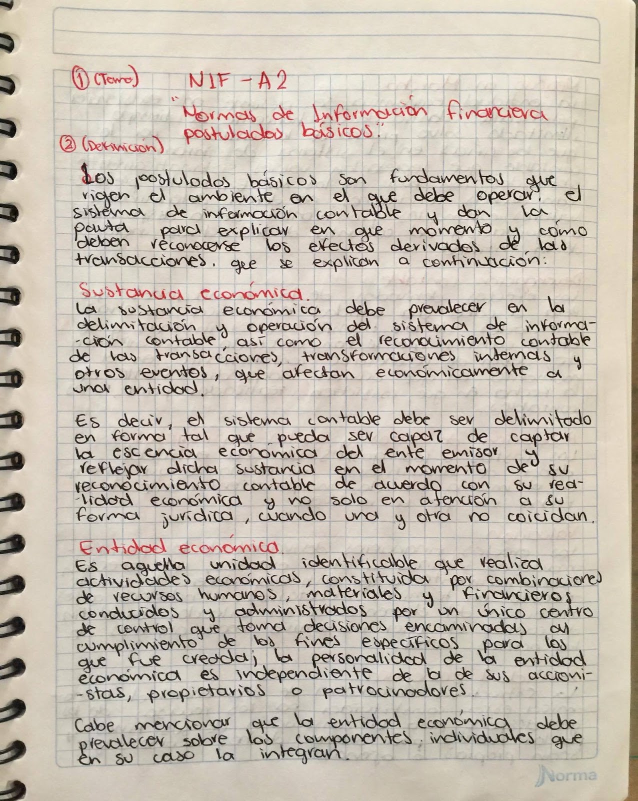 Normas de Información Financiera Postulados Básicos : NIF A-2 con los 9 ...
