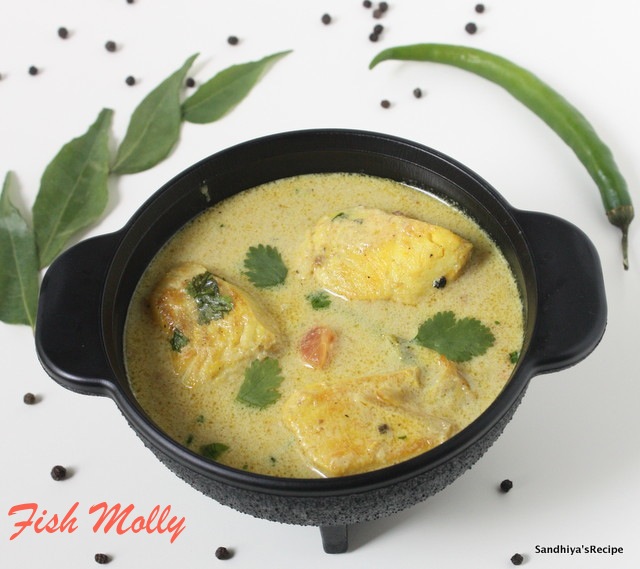 Sandhiya's Cookbook: Fish Moilee | Fish Molee | Kerala Fish Stew