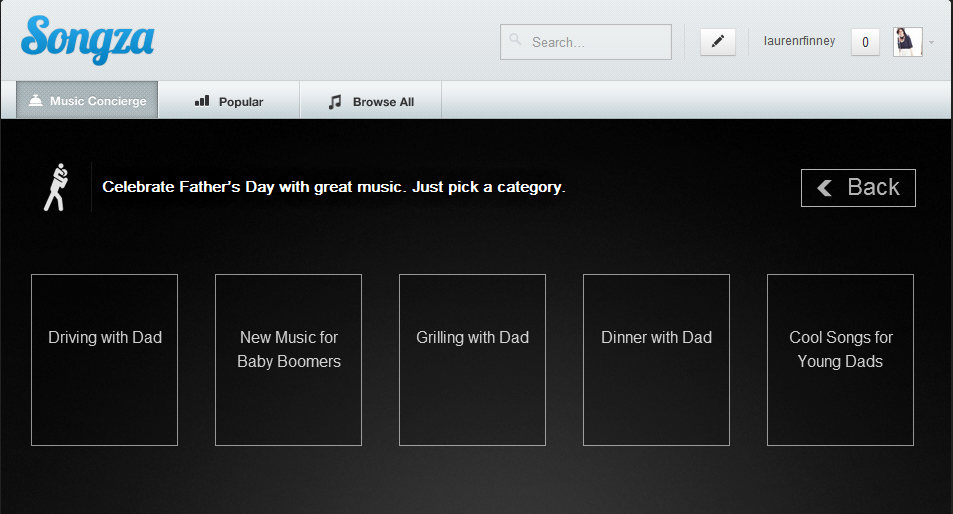 where the style things are: Wowza - Songza! A Ridiculously Cool App You ...
