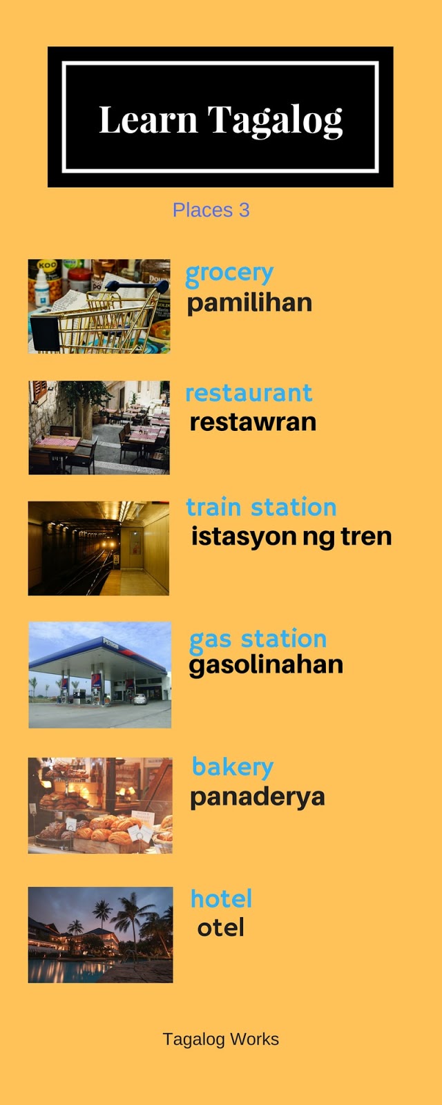 Places in Tagalog.