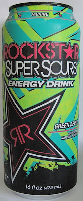 Caffeine King: Rockstar Super Sours Green Apple Energy Drink Review