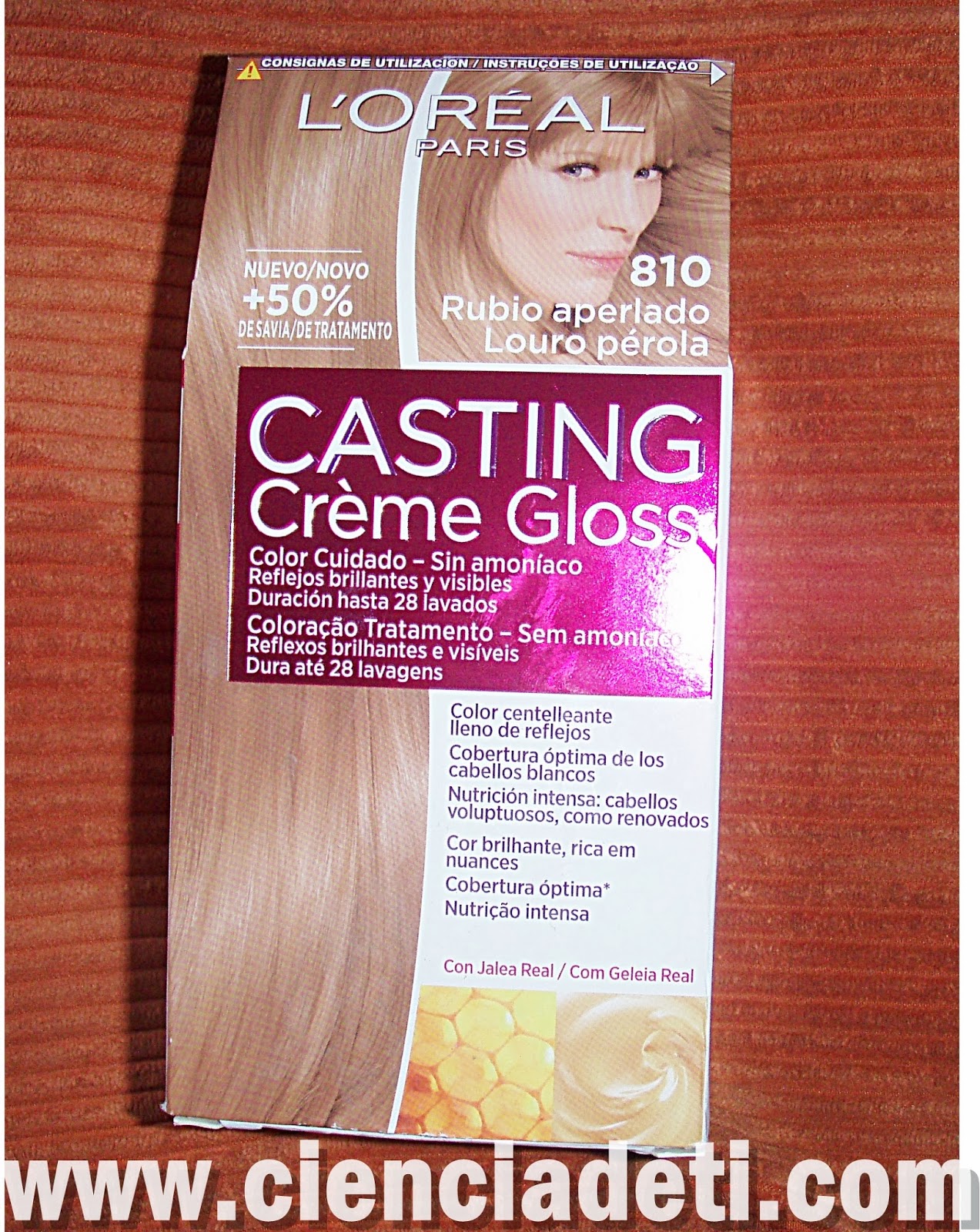 Ciencia de ti: Casting Creme Gloss 810 Rubio Aperlado (Fotos&vídeo) y ...