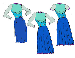 Physics Fashionista: Revised Sketches